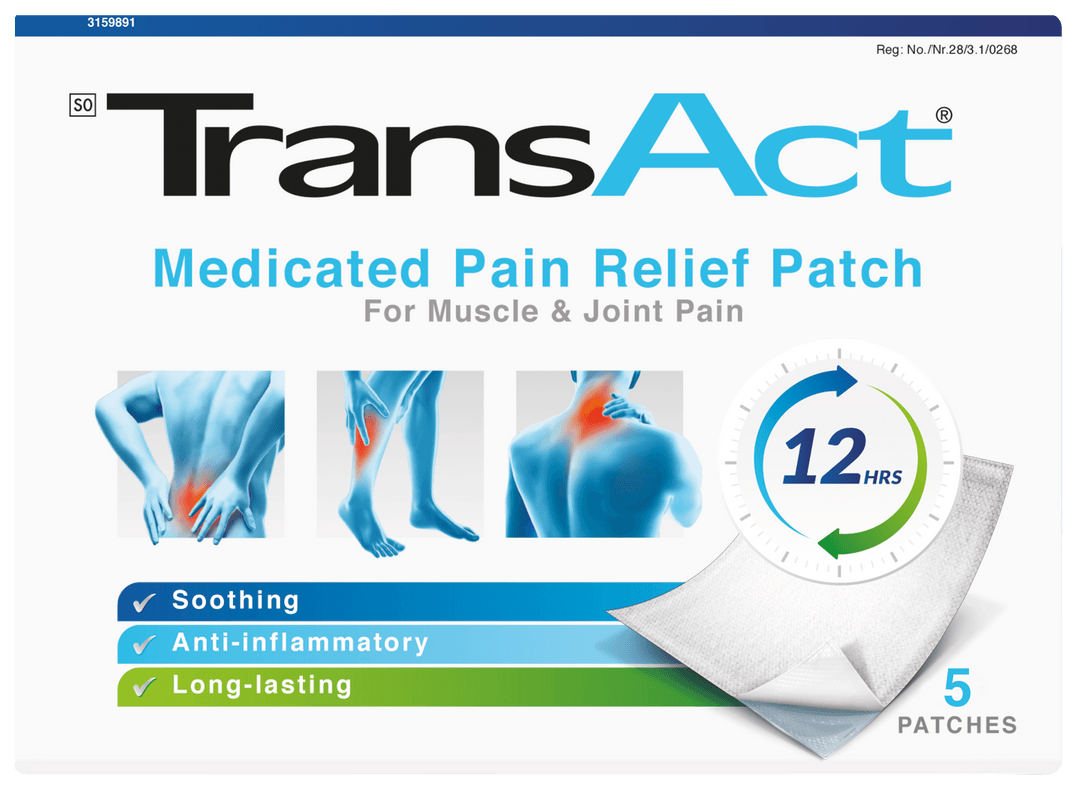 Transact Patches 5s | Anti Inflammatory Patch | Pain Relief ...